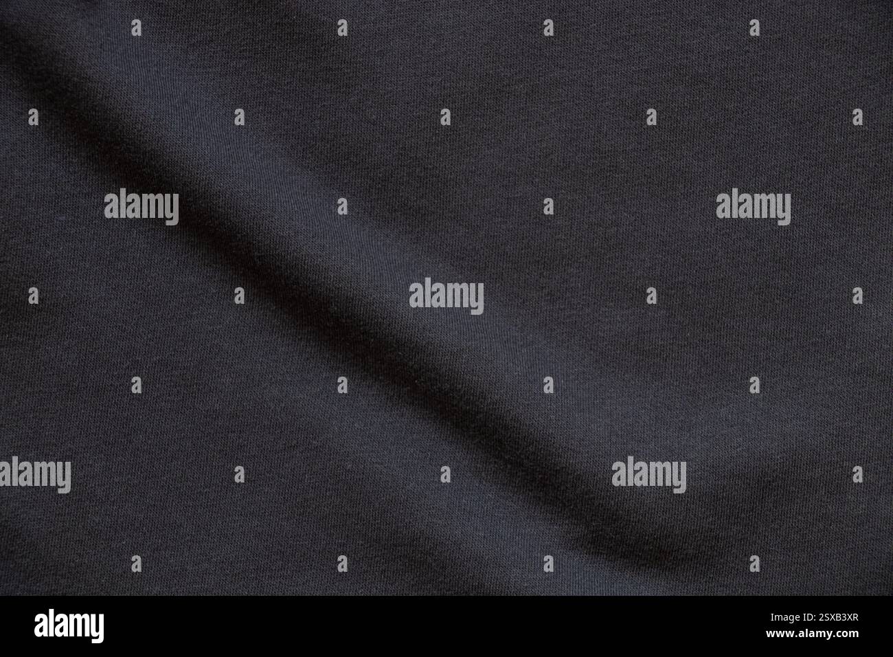 Plain black cotton fabric as background close-up, black clothes Stock ...
