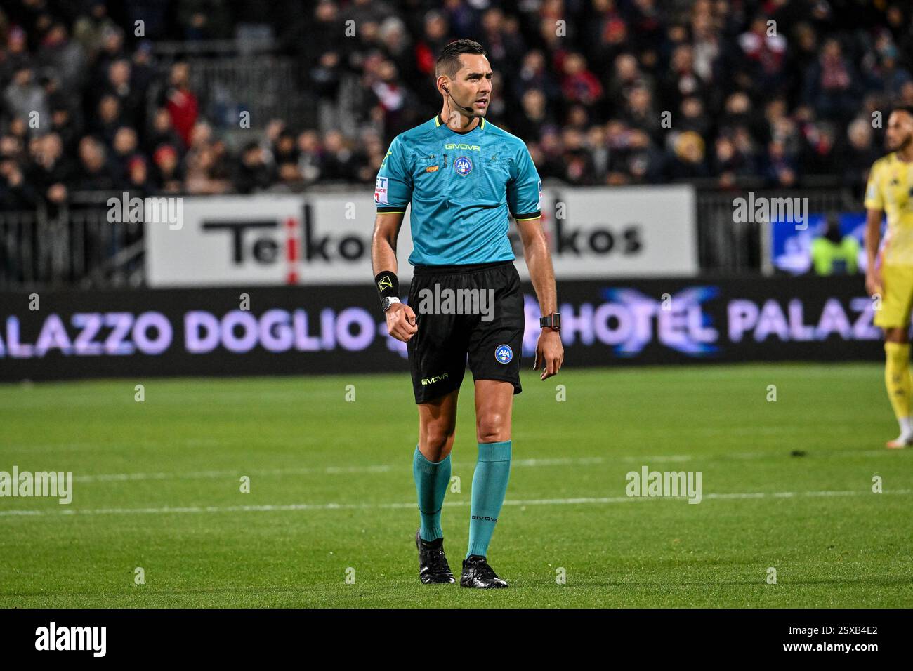 Cagliari, Italy. 23rd Feb, 2025. Andrea Colombo, Arbitro, Referee ...