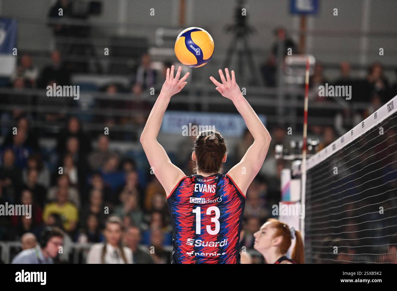 Set of Ashley Evans (Volley Bergamo 1991) during Volley Bergamo 1991 vs ...