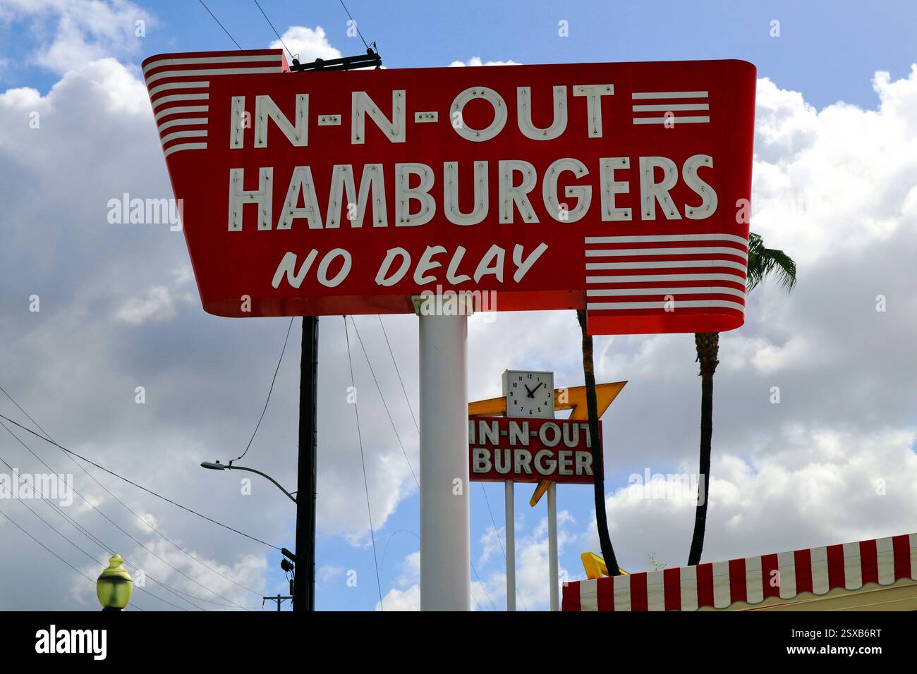 Sign of the Replica of the Original IN-N-OUT Burger at 13766 ...