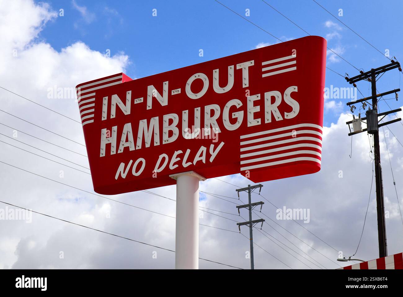Sign of the Replica of the Original IN-N-OUT Burger at 13766 ...