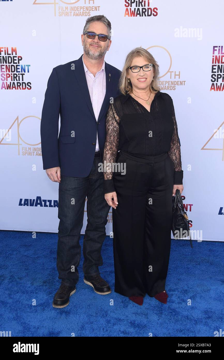 Frank Evers und Lauren Greenfield bei der 40. Verleihung der Film Independent Spirit Awards 2025 ...