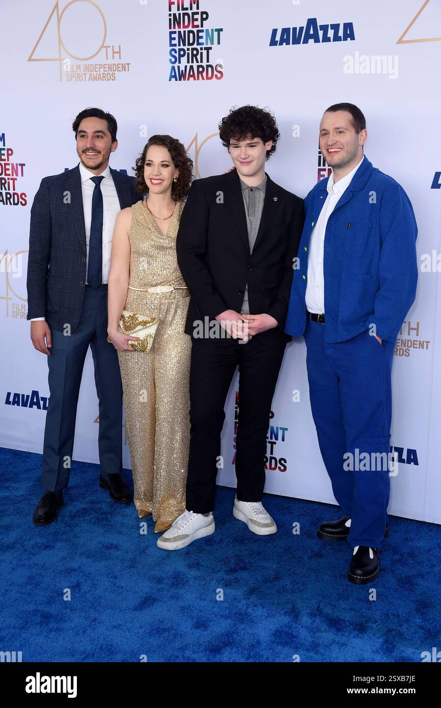 Connor Capetillo, Allison Tate, Isaac Krasner und Corey Sherman bei der ...