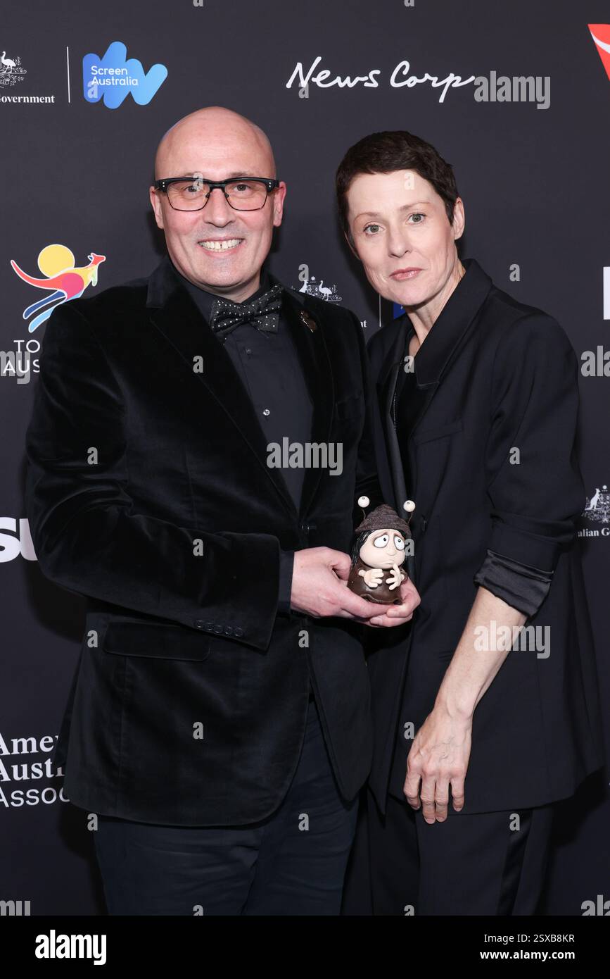 Los Angeles, California, USA. 21st February, 2025. Animator Adam Elliot ...