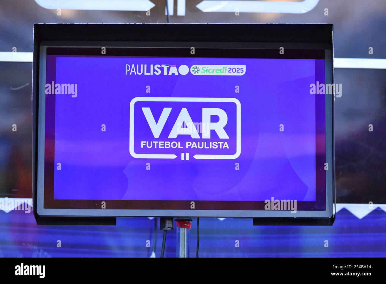 SÃO PAULO, SP - 23.02.2025: CORINTHIANS X GUARANI - VAR booth during ...