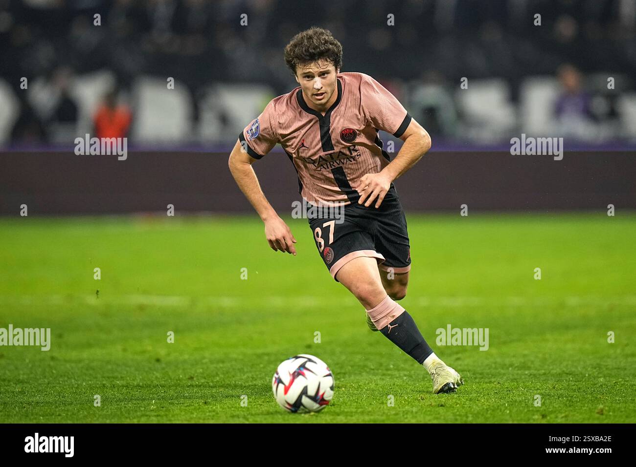 PSG's Joao Neves controls the ball during the French League One soccer ...