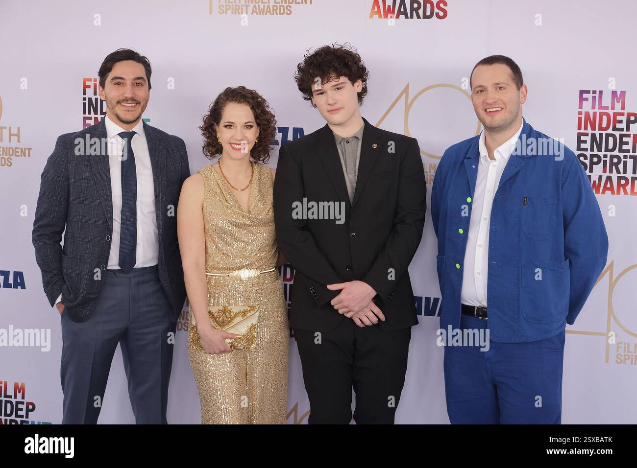 Santa Monica, USA. 23rd Feb, 2025. Connor Capetillo, Allison Tate ...