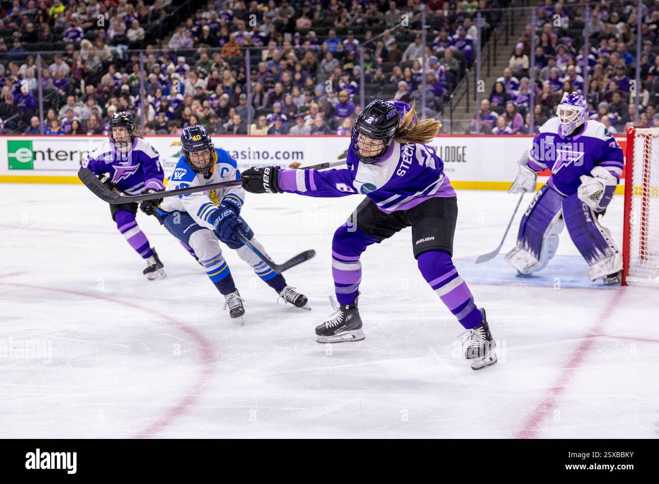St. Paul, Minnesota, USA. 23rd Feb, 2025. Minnesota Frost defender LEE ...