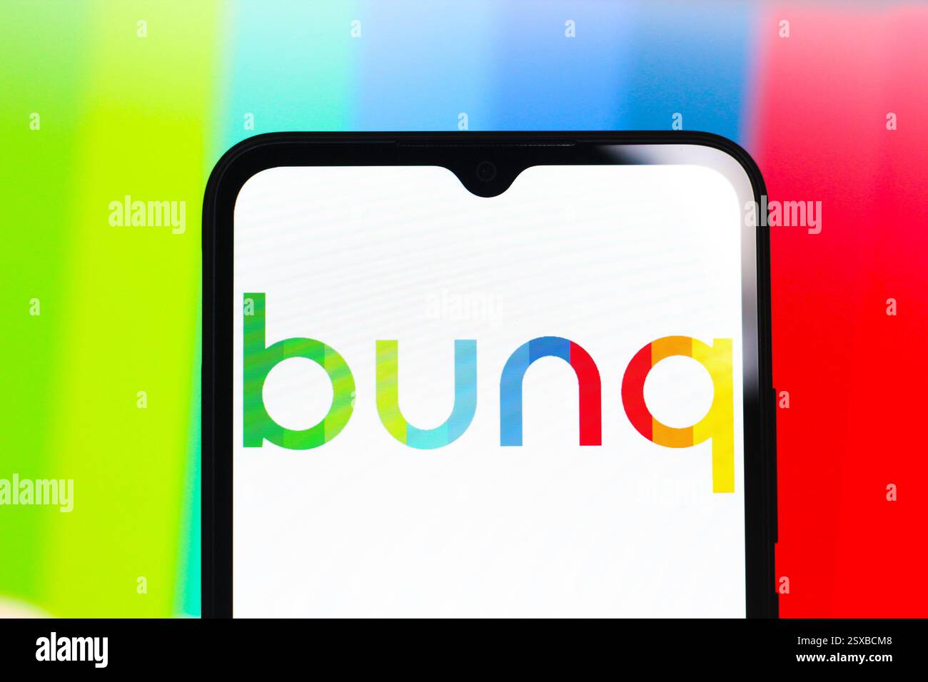 Canada. 23rd Feb, 2025. In this photo illustration, the Bunq logo is ...