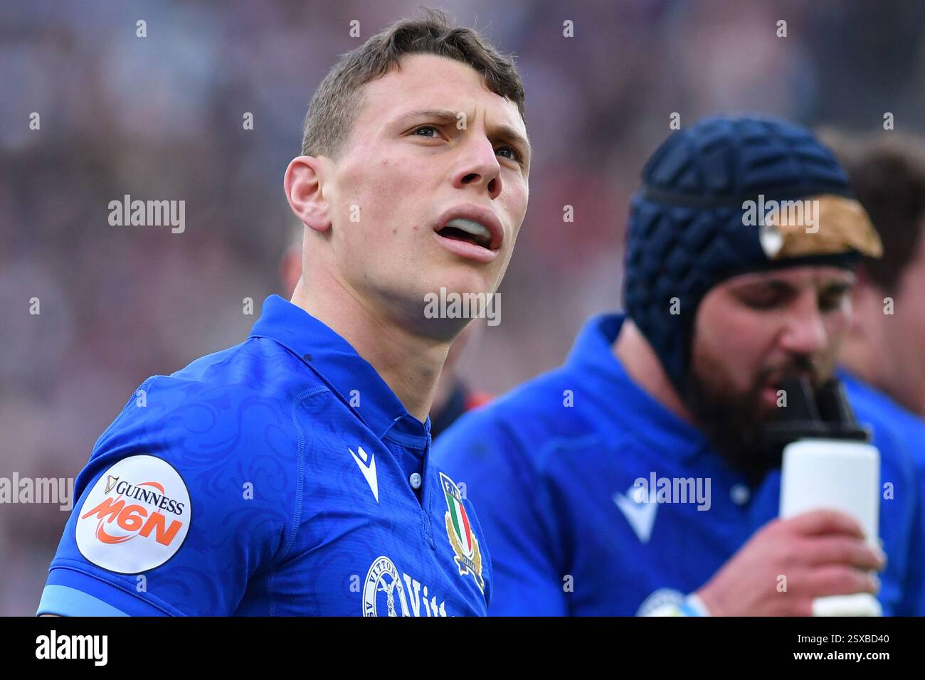 Rome, Lazio. 23rd Feb, 2025. Paolo Garbisi of Italy seen during 6 ...