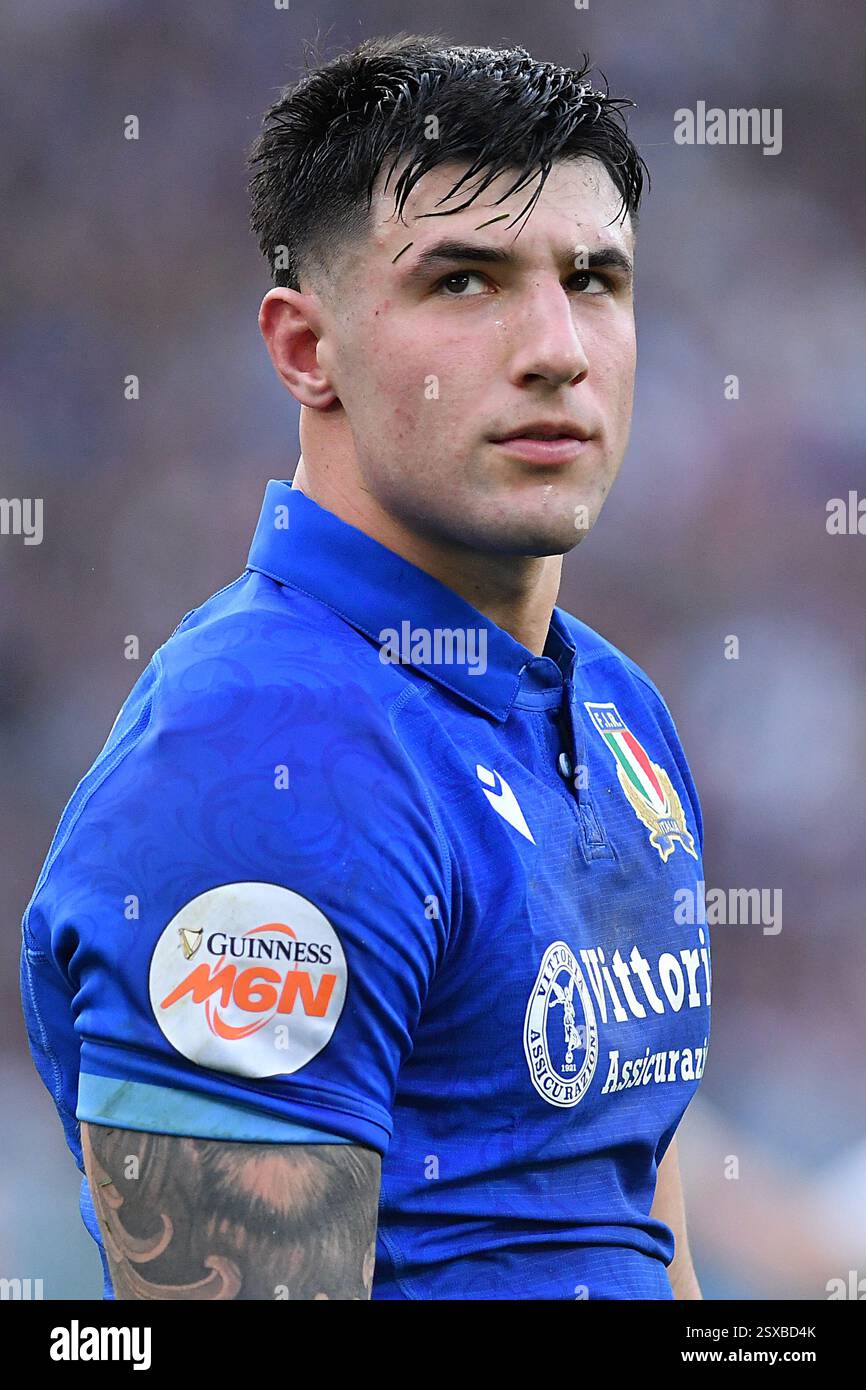 Rome, Lazio. 23rd Feb, 2025. Tommaso Menoncello of Italy seen during 6 ...