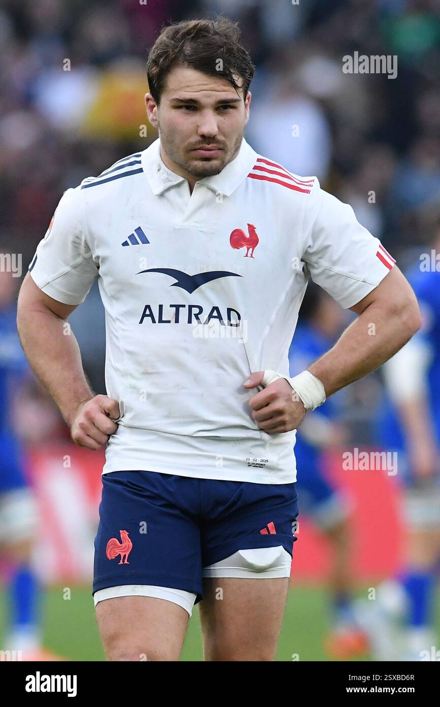Rome, Lazio. 23rd Feb, 2025. Antoine Dupont of France seen during 6 ...