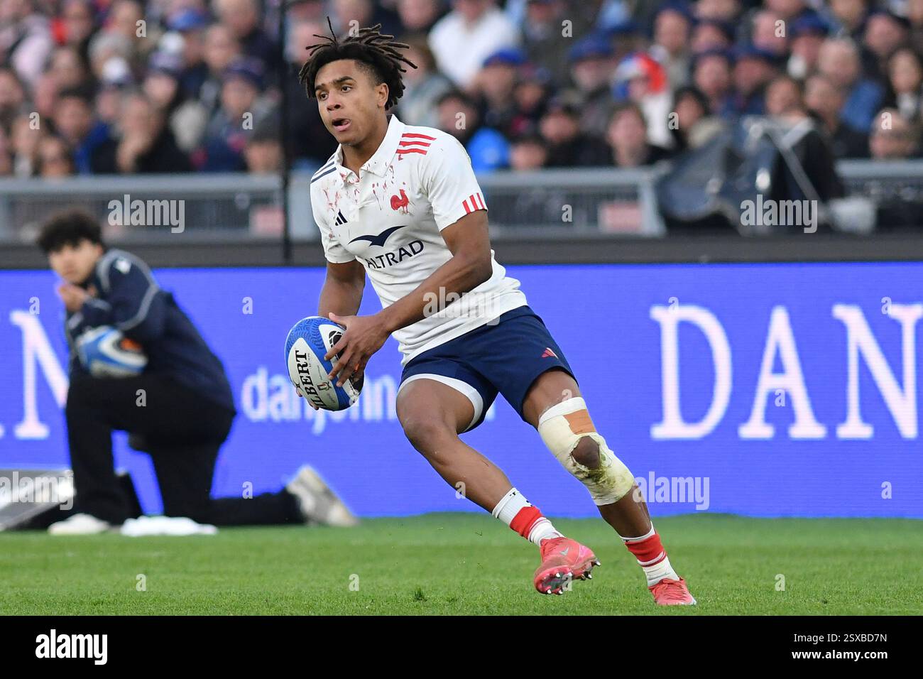 Rome, Lazio. 23rd Feb, 2025. Theo Attissogbe of France seen in action ...