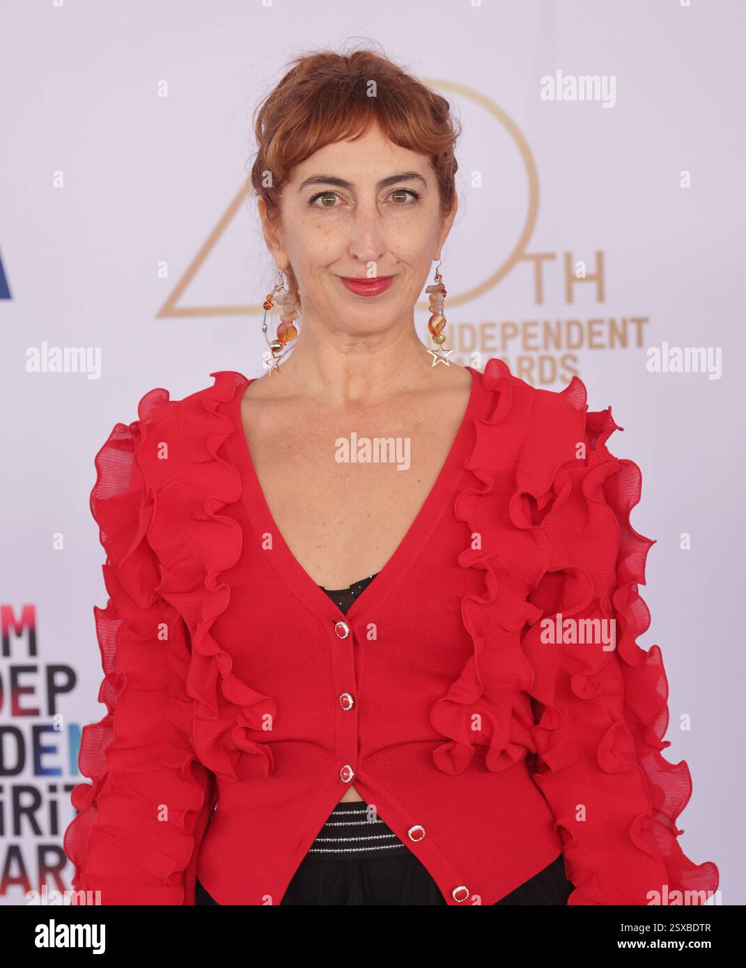 Caryn Capotosto attends the 2025 Film Independent Spirit Awards on ...