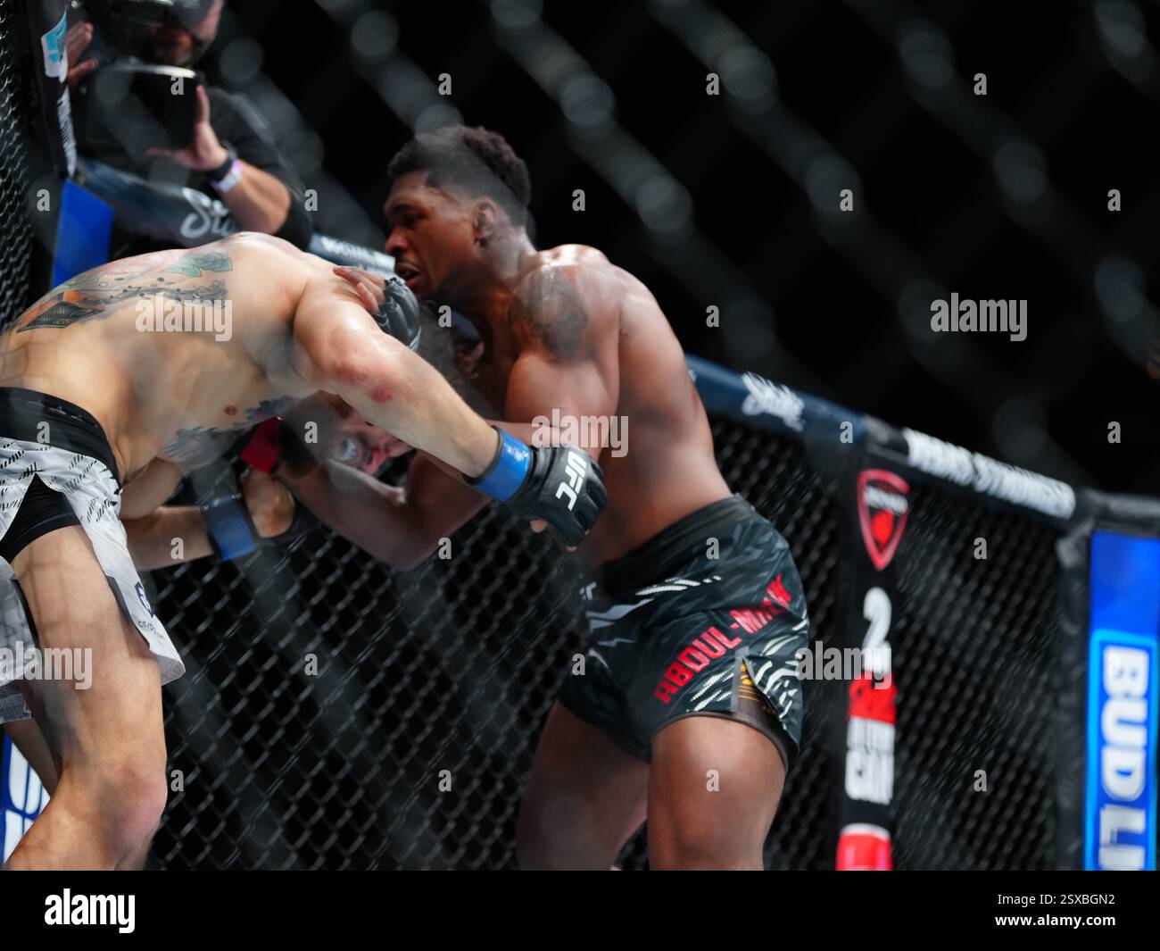 SEATTLE, WA - FEBRUARY 22: Mansur Abdul-Malik and Nick Klein meet in ...