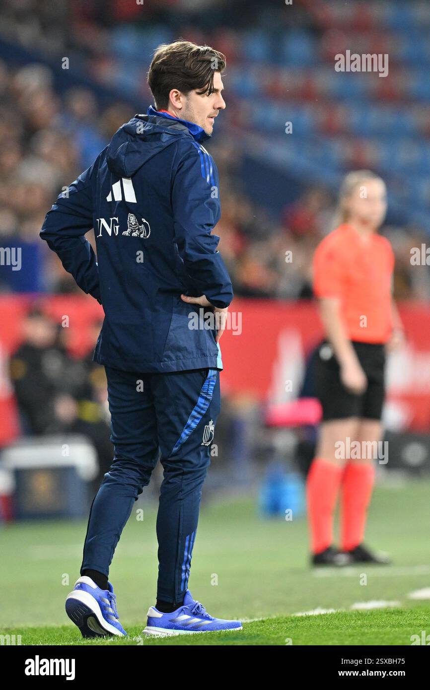 Assistant Coach Magnus Palsson of Belgium pictured during a game ...