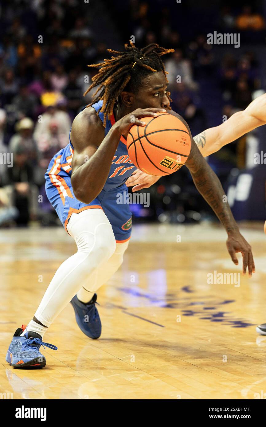 BATON ROUGE, LA - FEBRUARY 22: Florida Gators forward Denzel Aberdeen ...