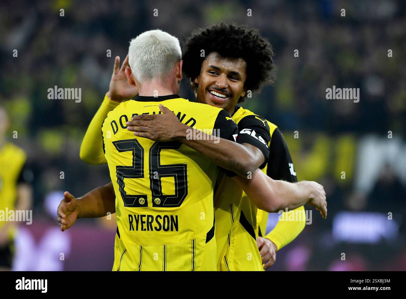 Dortmund, Deutschland. 22nd Feb, 2025. Fussball; Spieltag 23; 1.Bundesliga; Saison 2024/2025 ...