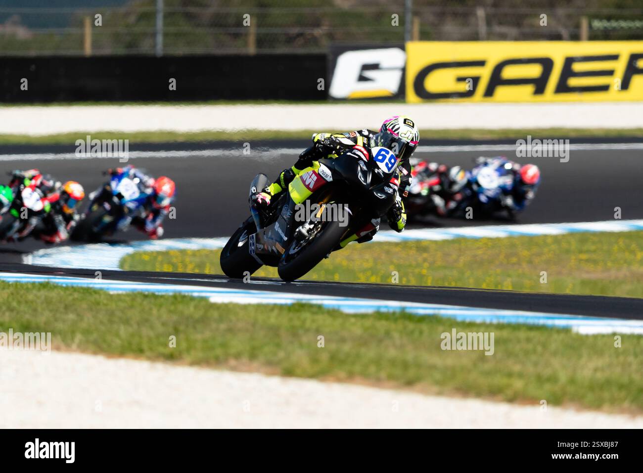 Phillip Island, Australia, 23 February, 2025. Tom Booth-Amos (GBR) riding for PTR Triumph ...