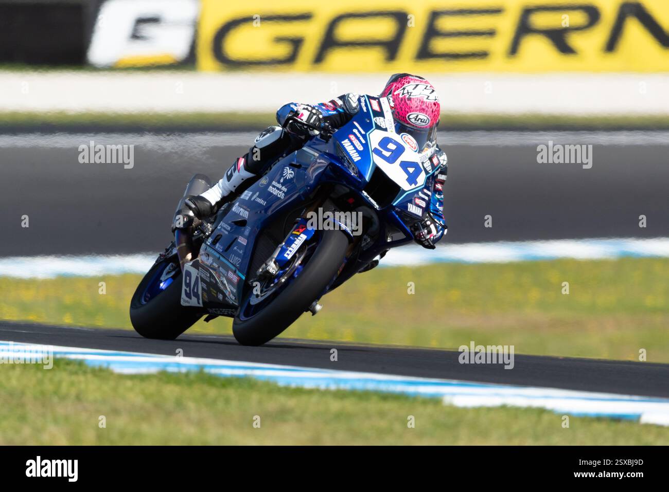 Phillip Island, Australia, 23 February, 2025. Lucas Mahias (FRA) riding ...