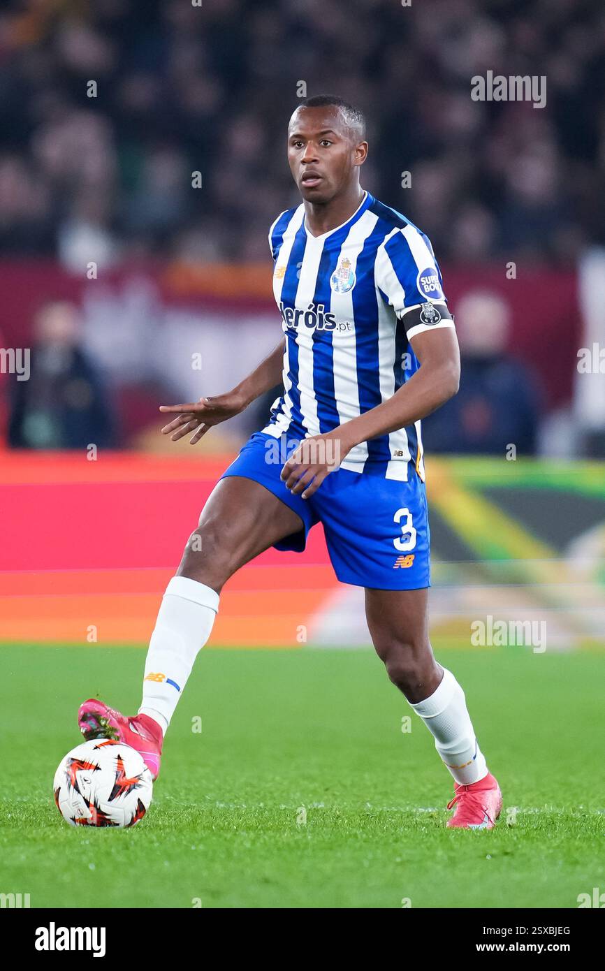Rome, Italy. 20th Feb, 2025. Tiago Djalo' of FC Porto during the UEFA Europa League 2024/25 ...
