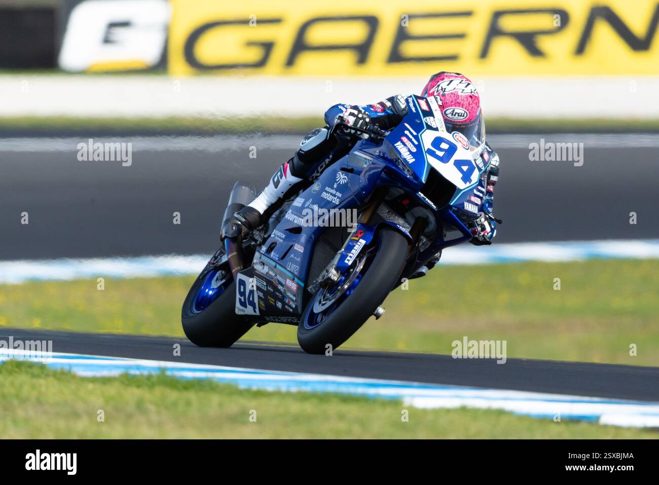 Phillip Island, Australia, 23 February, 2025. Lucas Mahias (FRA) riding ...