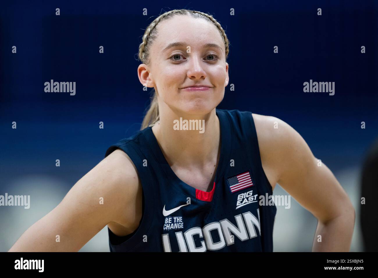 INDIANAPOLIS, IN - FEBRUARY 22: UConn Huskies guard Paige Bueckers (5 ...
