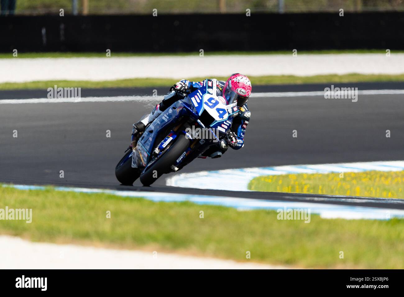 Phillip Island, Australia, 23 February, 2025. Lucas Mahias (FRA) riding ...