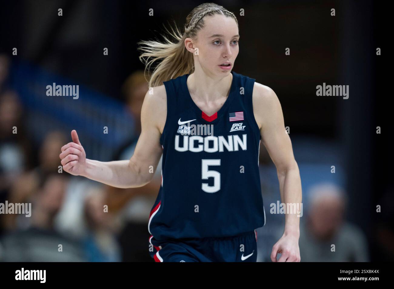 INDIANAPOLIS, IN - FEBRUARY 22: UConn Huskies guard Paige Bueckers (5 ...