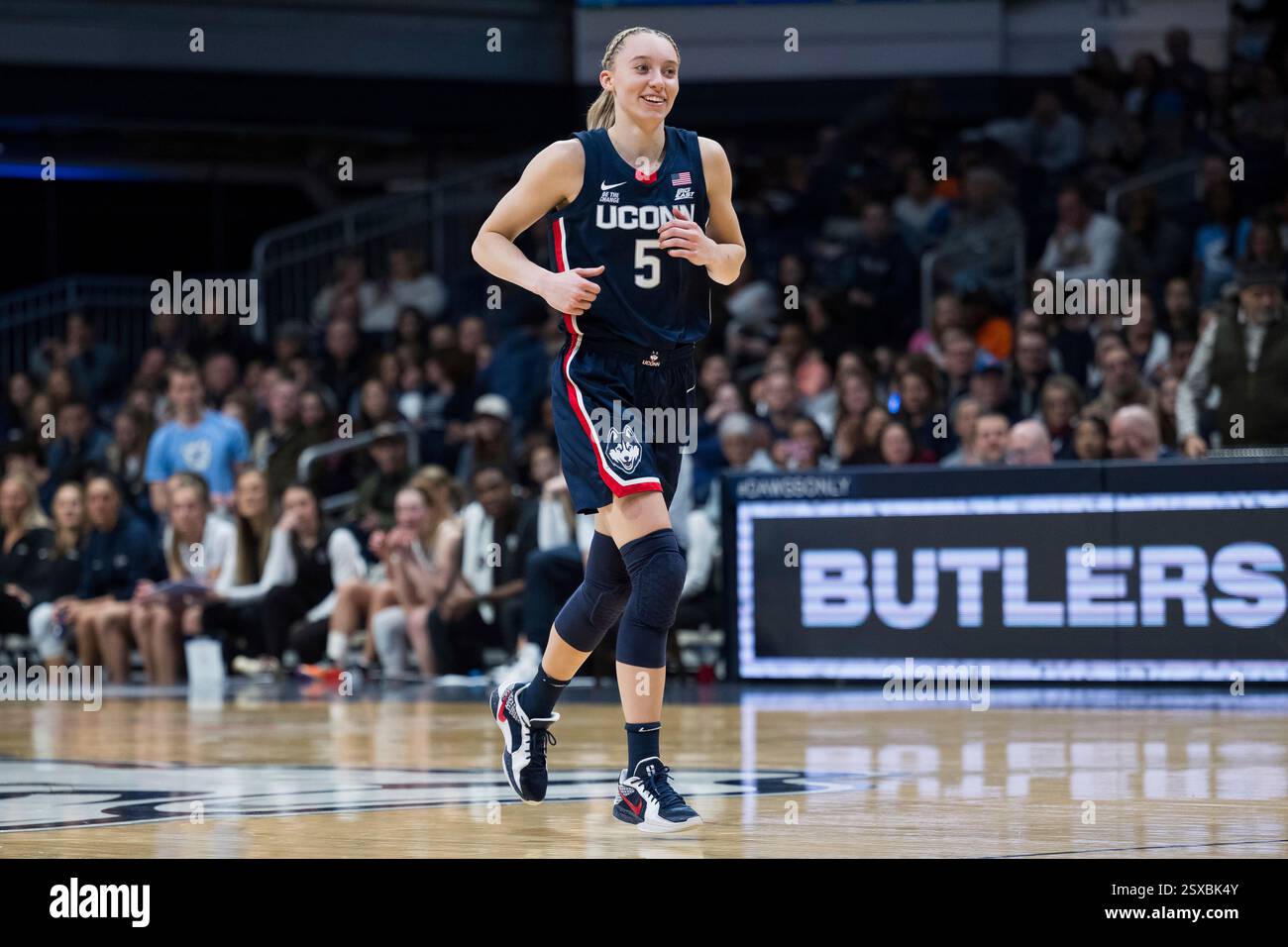 INDIANAPOLIS, IN - FEBRUARY 22: UConn Huskies guard Paige Bueckers (5 ...