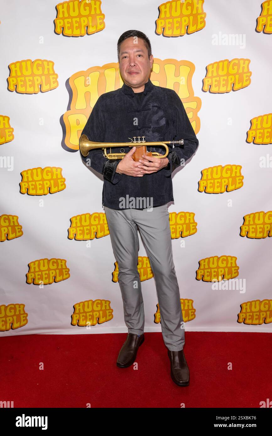 Los Angeles, USA. 22nd Feb, 2025. Hugh Peeple Musician 'Trumpet' Joe ...