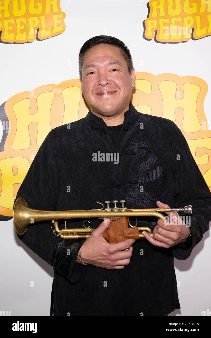 Los Angeles, USA. 22nd Feb, 2025. Hugh Peeple Musician 'Trumpet' Joe ...