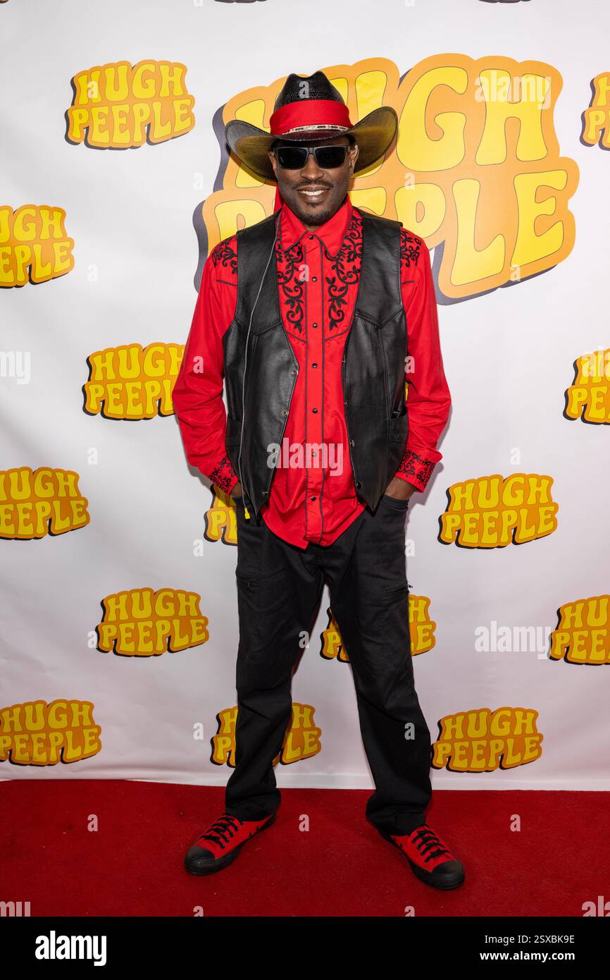 Los Angeles, USA. 22nd Feb, 2025. Hugh Peeple Drummer Michael Anthony ...