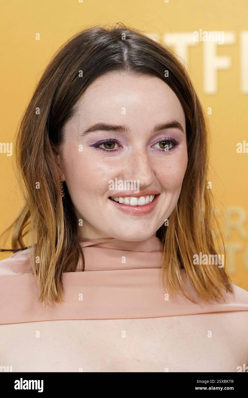 Kaitlyn Dever arrives at the 31st annual Screen Actors Guild Awards on ...