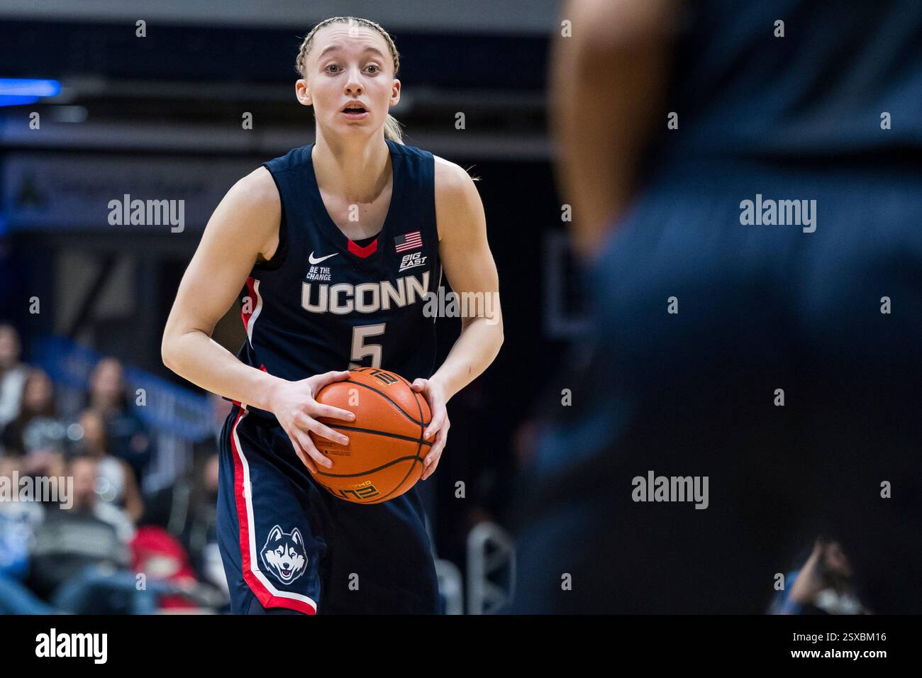 INDIANAPOLIS, IN - FEBRUARY 22: UConn Huskies guard Paige Bueckers (5 ...