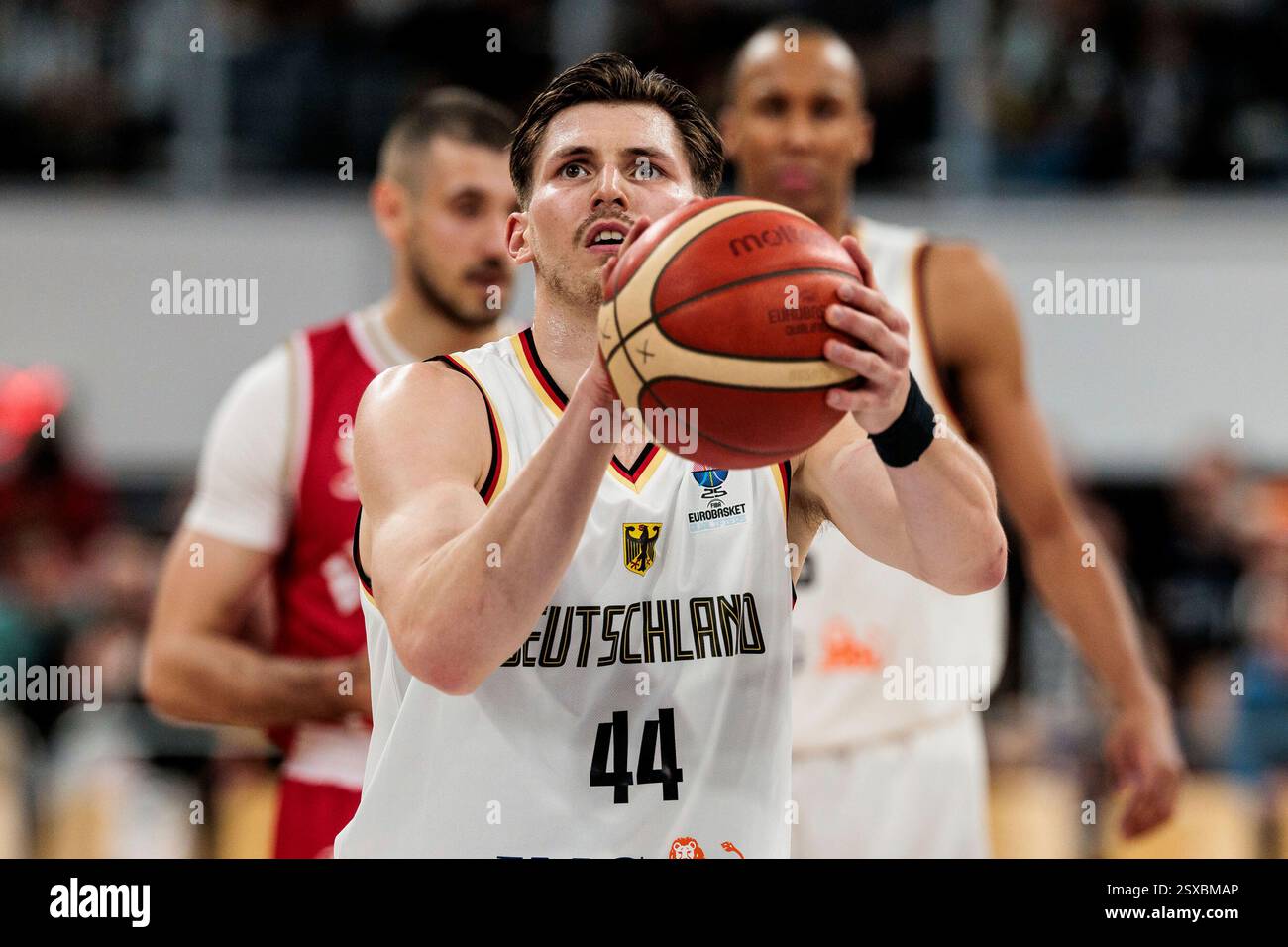 Bamberg, Deutschland. 23rd Feb, 2025. David Kr?mer (Deutschland, 44) an ...