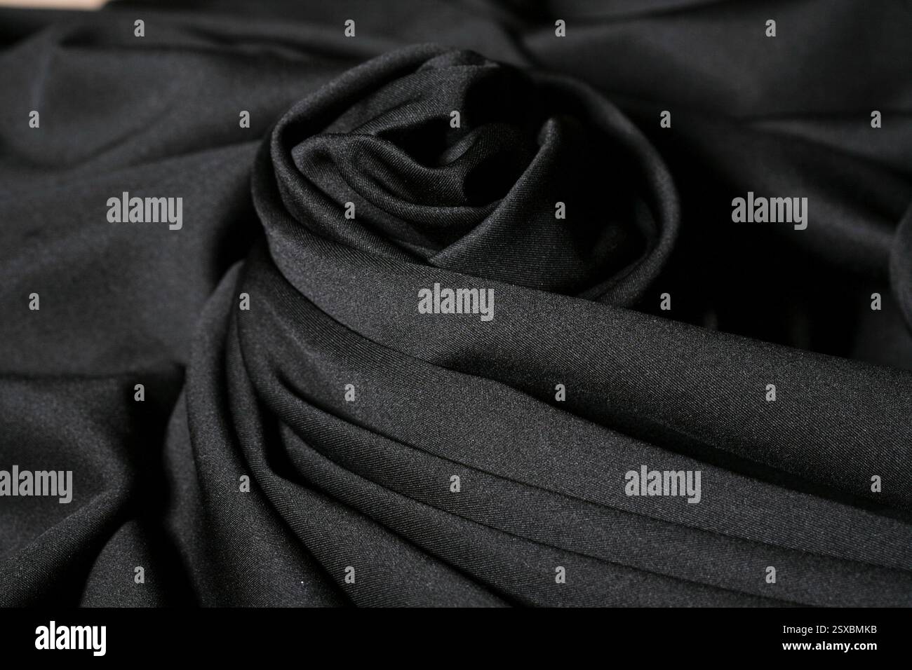 Abstract background texture of black color fabric. Fabric texture of ...