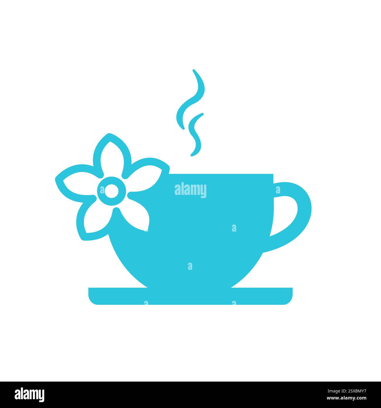 Jasmine tea flower Stock Vector Images - Alamy