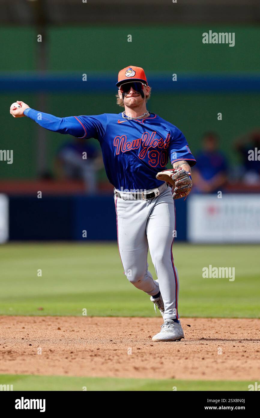 WEST PALM BEACH, FL - FEBRUARY 23: New York Mets shortstop Jett ...