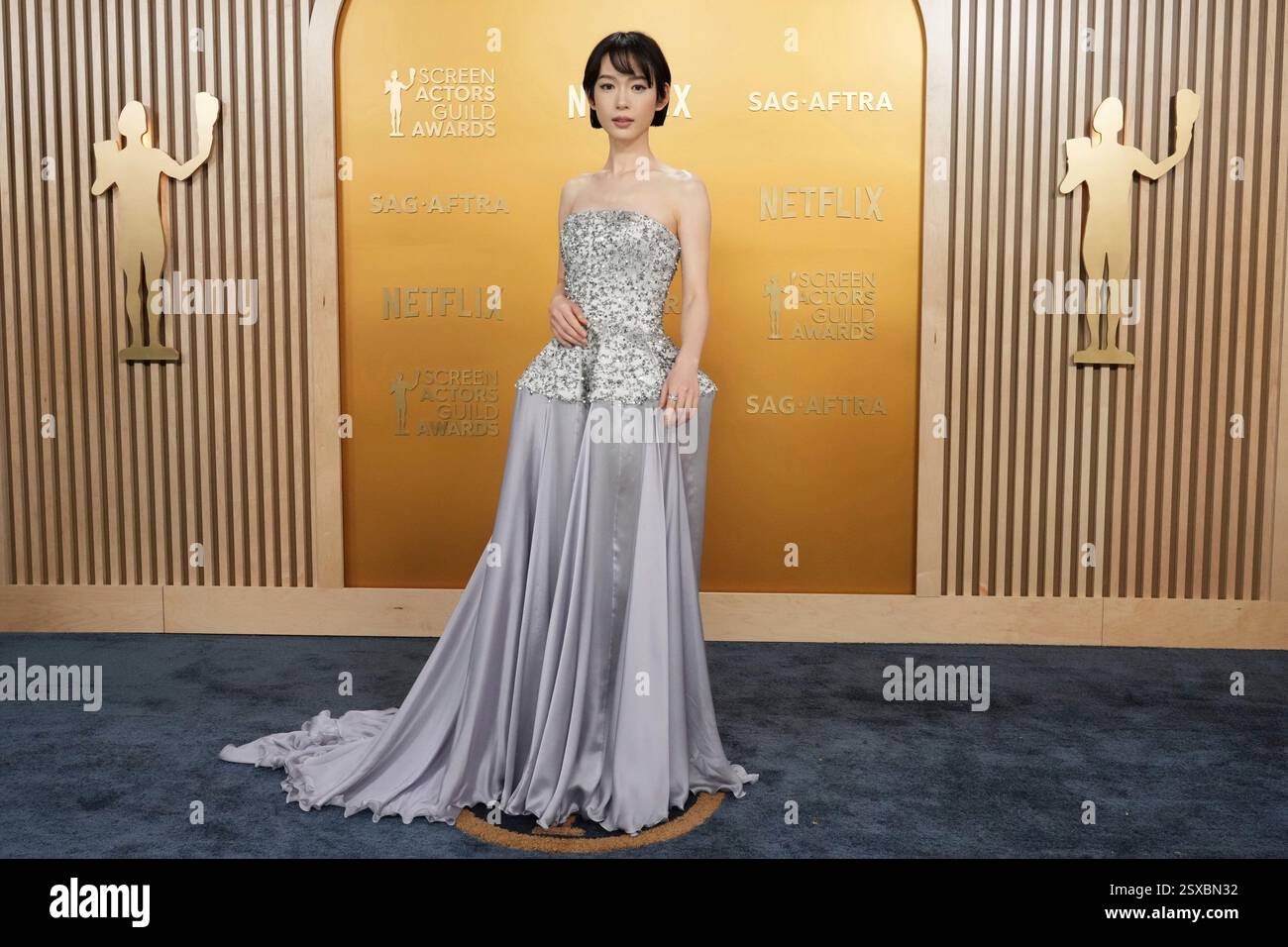 Moeka Hoshi arrives at the 31st annual Screen Actors Guild Awards on ...