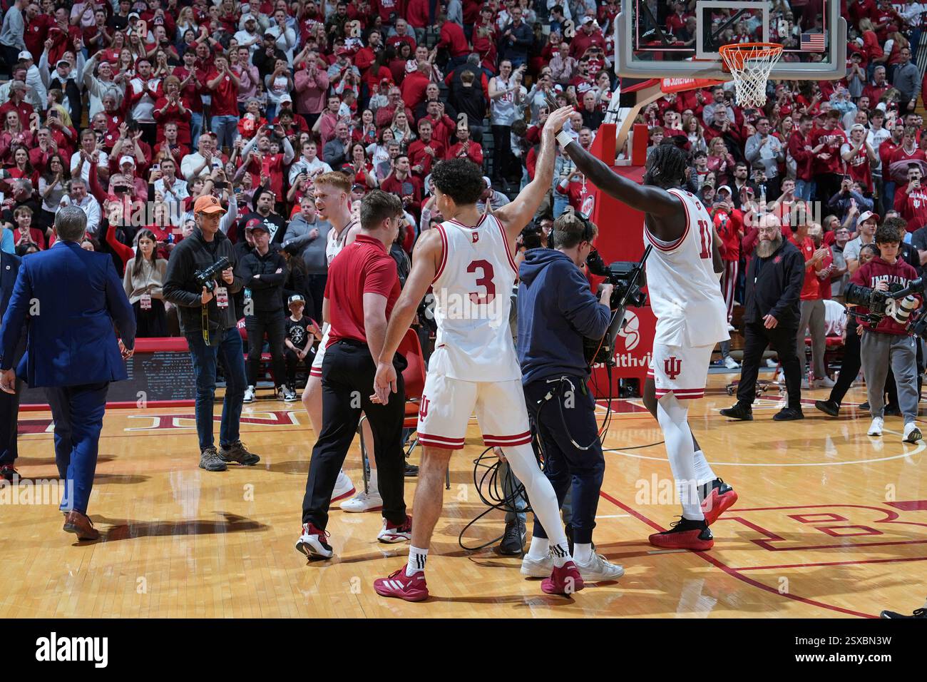 BLOOMINGTON, IN - FEBRUARY 23: Indiana Hoosiers guard Anthony Leal (3 ...