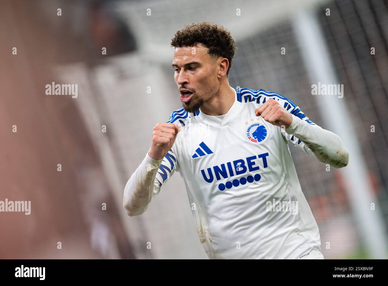 Copenhagen, Denmark. 23rd Feb, 2025. Jordan Larsson (11) of FC ...