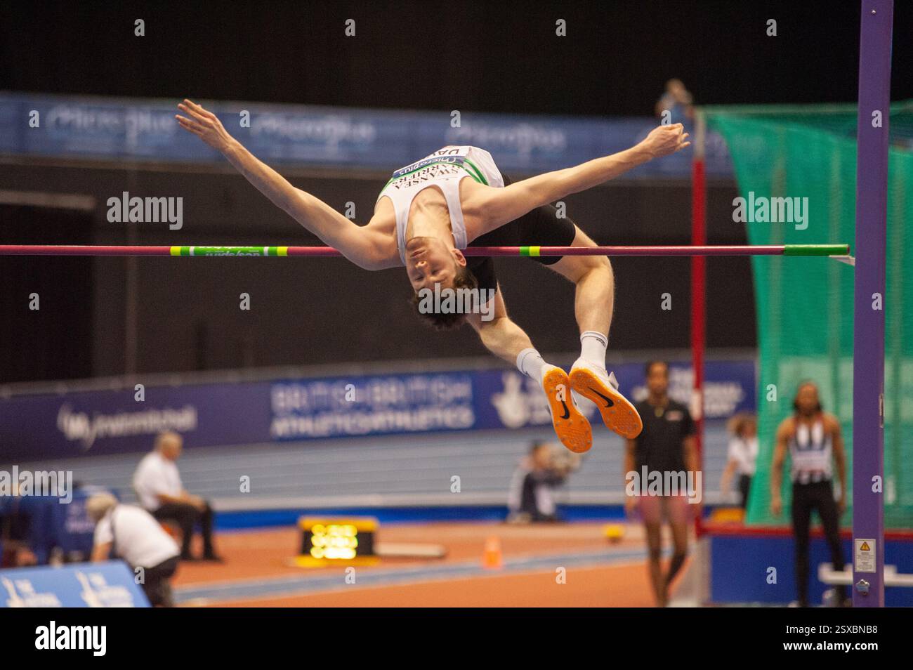 Utilita Arena, Birmingham, UK. 23rd Feb, 2025. Samuel Davies in action ...