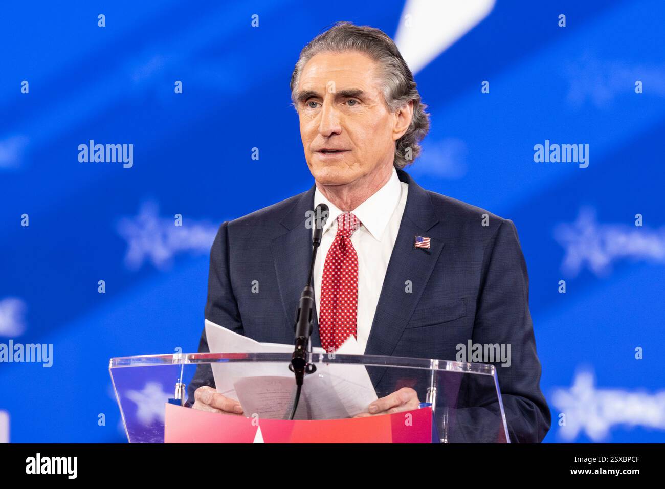 National Harbor, United States. 22nd Feb, 2025. Secretary of the ...