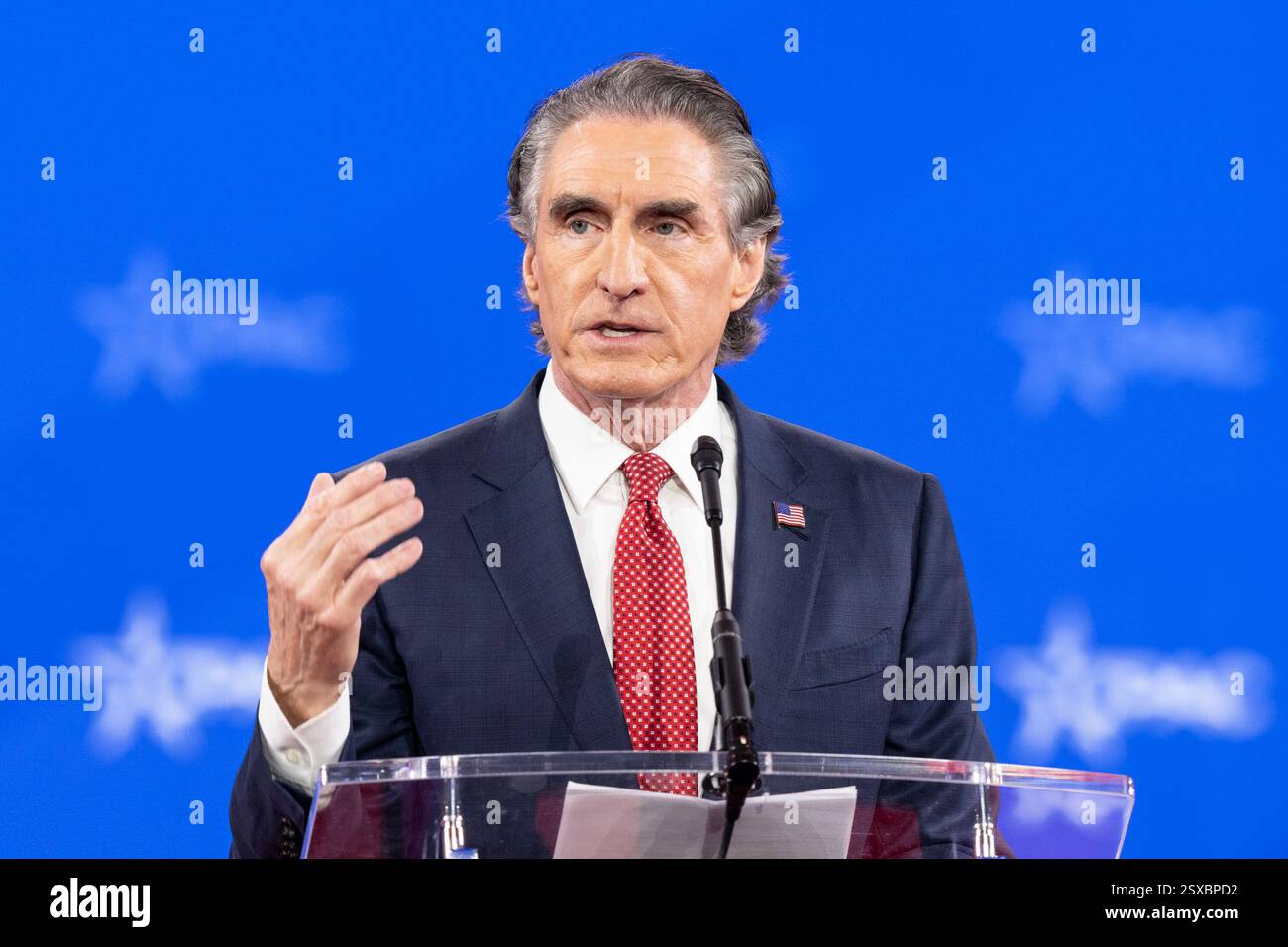 National Harbor, United States. 22nd Feb, 2025. Secretary of the ...