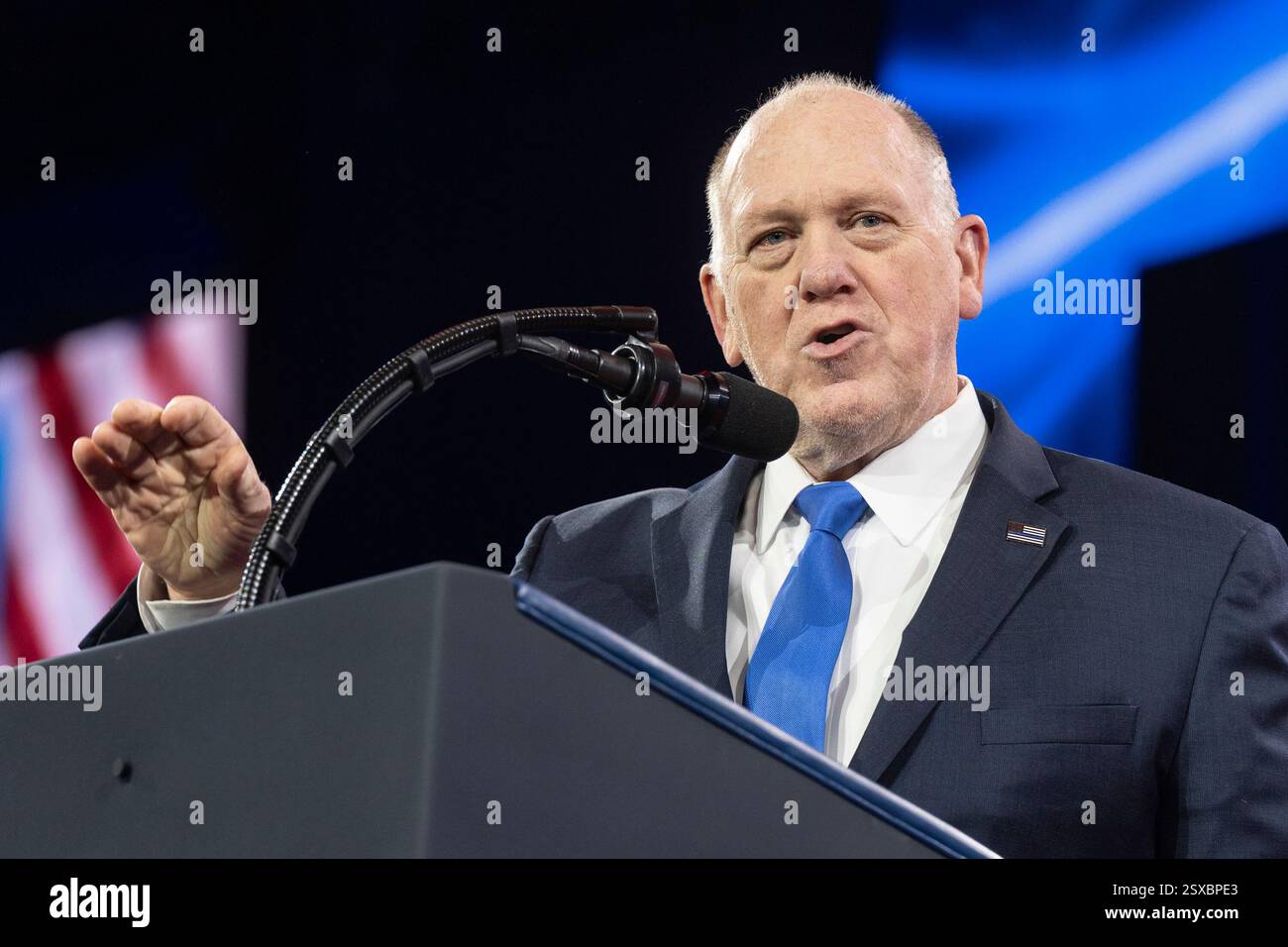National Harbor, United States. 22nd Feb, 2025. Tom Homan, acting ...