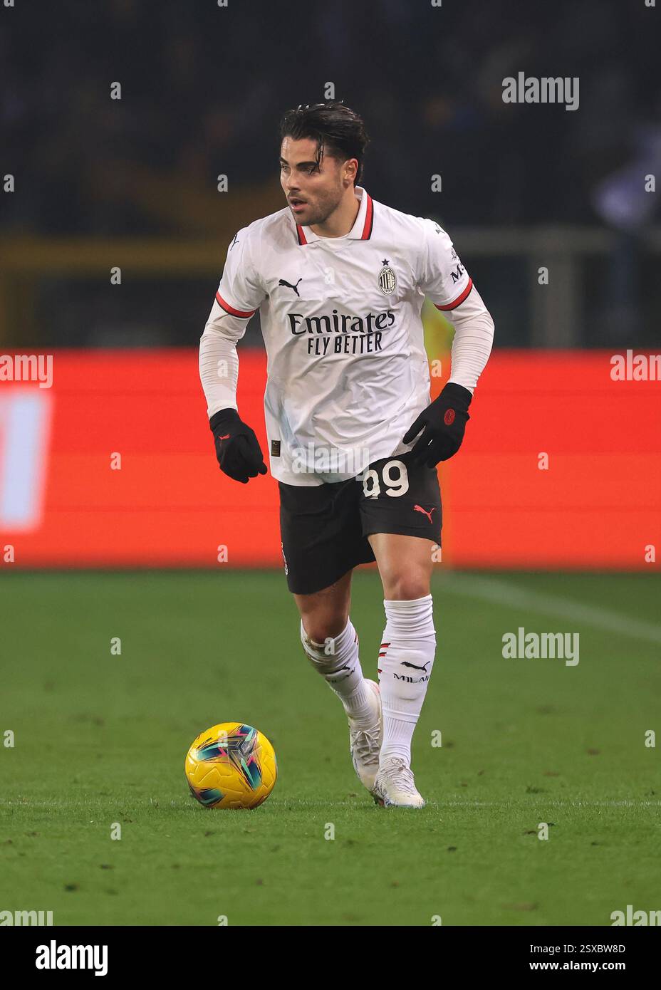 Turin, Italy. 22nd Feb, 2025. Riccardo Sottil of AC Milan during the Serie A match at Stadio ...