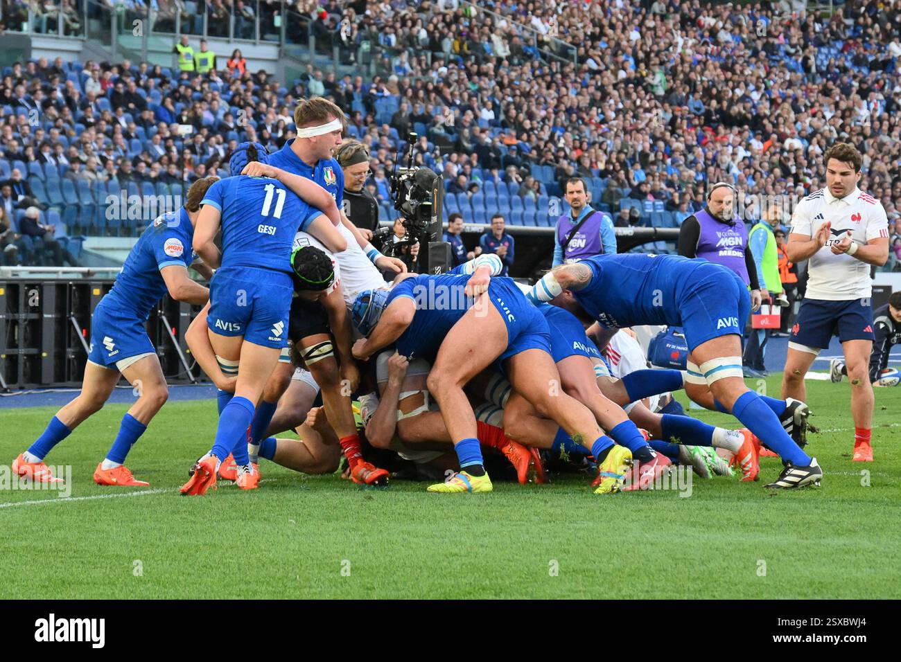 Olimpico Stadium, Rome, Italy; Guinnes Six Nations Rugby Match;, Italy ...