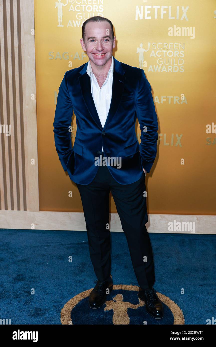 Jonjo O’Neill walking on the red carpet at the 31st Annual Screen ...