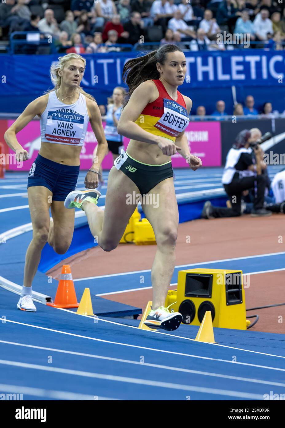 Birmingham, UK. 23 February 2025, Utilita National Indoor Arena ...